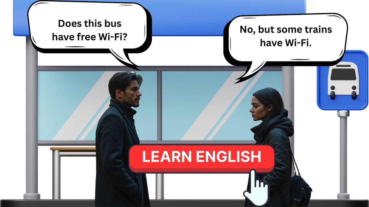 Daily English Two people conversation about Taking Public Transport ...