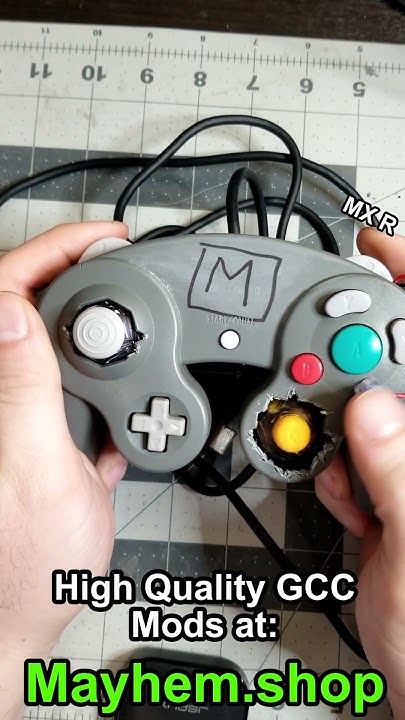 Modded Panasonic Gamecube Controller - YouTube