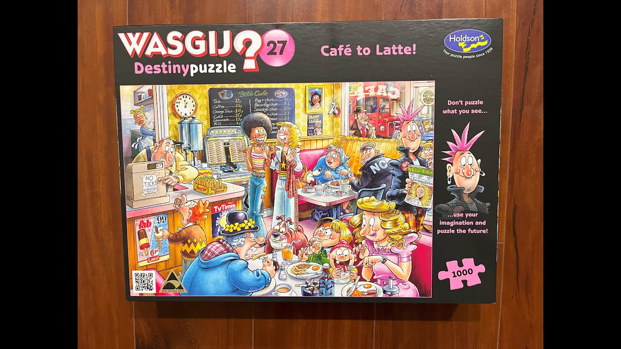Wasgij Destiny 27 Cafe to Latte - YouTube