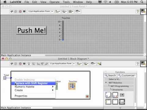 Intro to LabView: Part 9 Shift Registers - YouTube