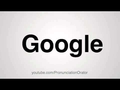 How to Pronounce Google - YouTube