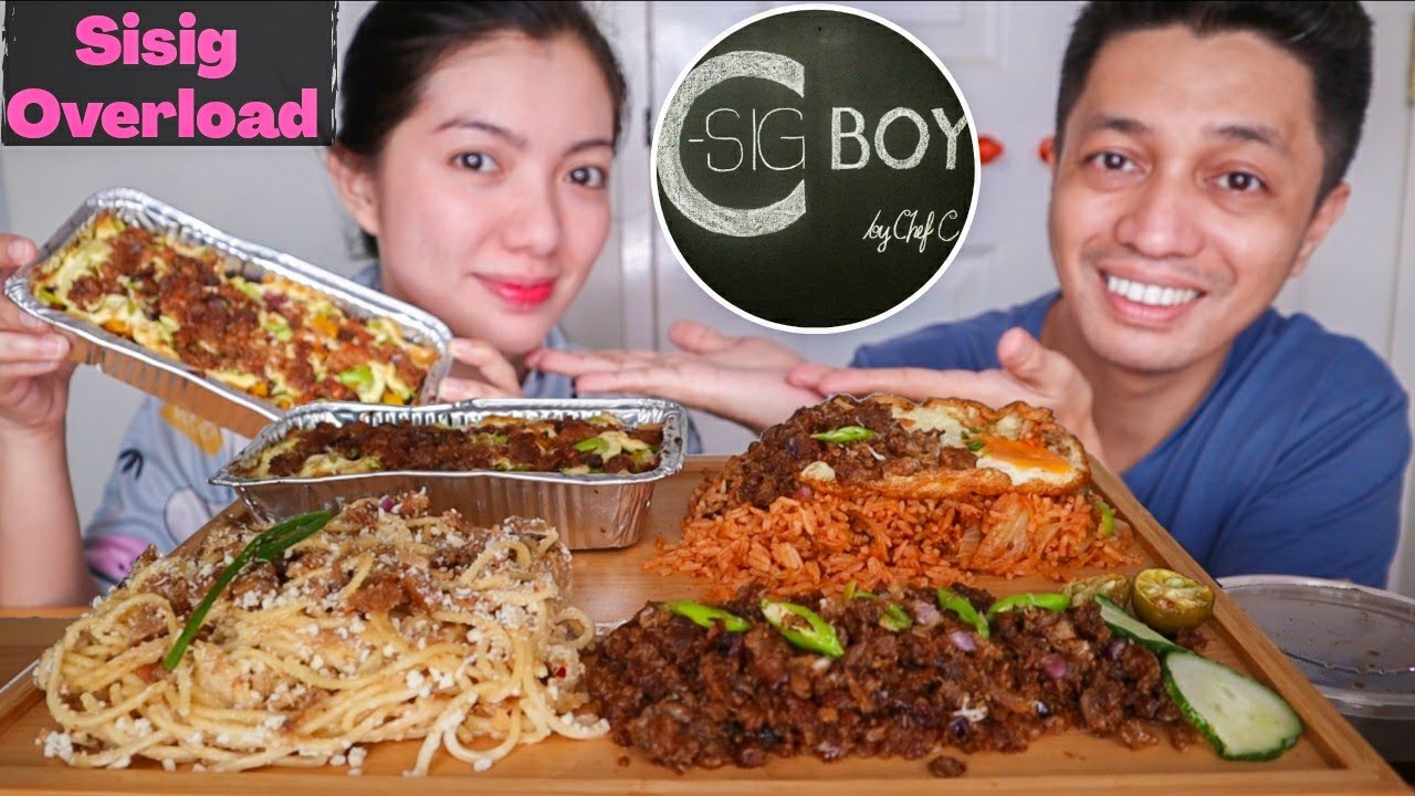 Sisig Overload - Sisig Baked, Sisig Carbonara, Sisig Kimchi Fried Rice ...