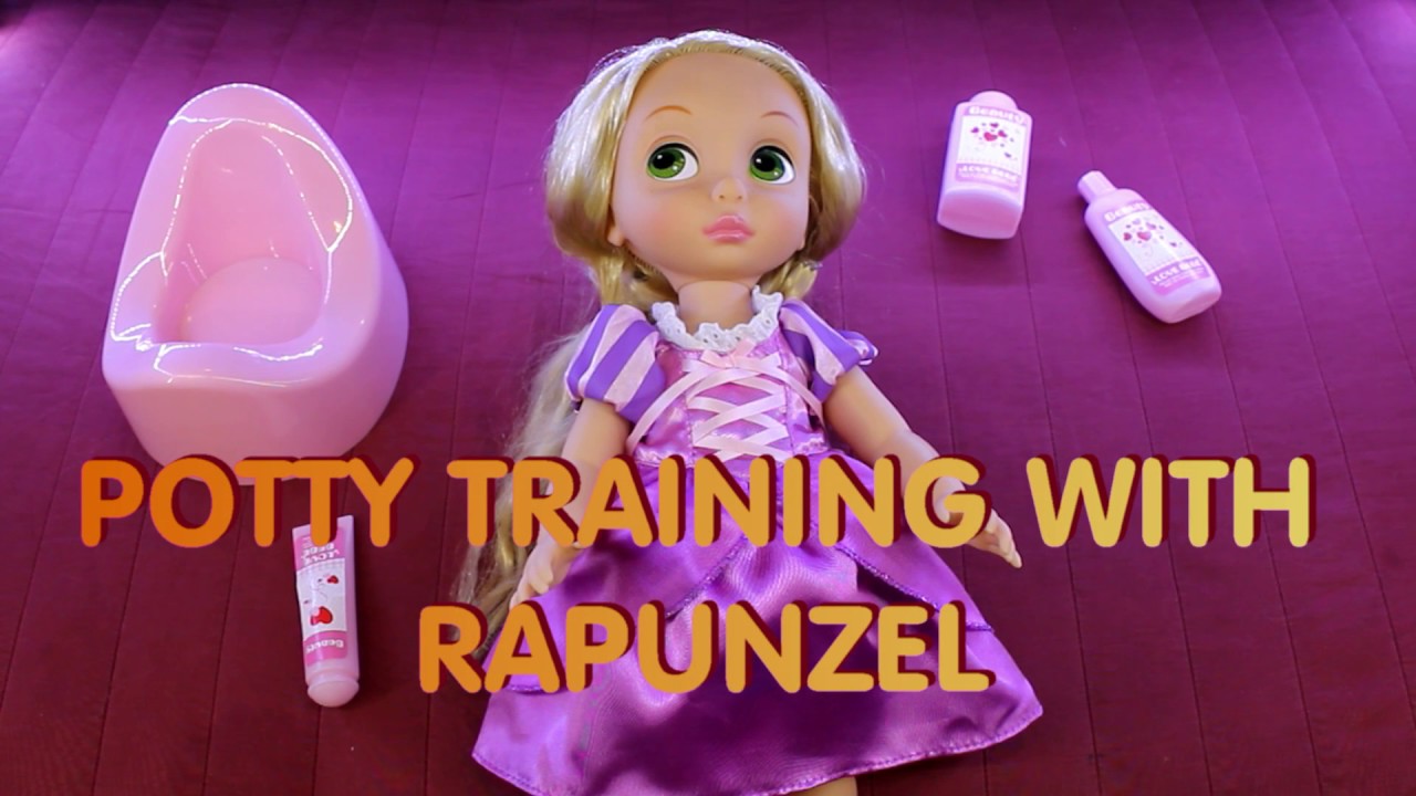 POTTY TRAINING WITH RAPUNZEL - YouTube