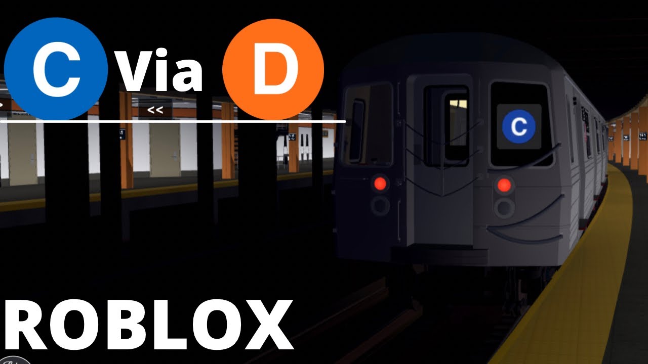 NYCT C via D| R68 (C) Train Arrives and Departs 161 Street Yankee ...