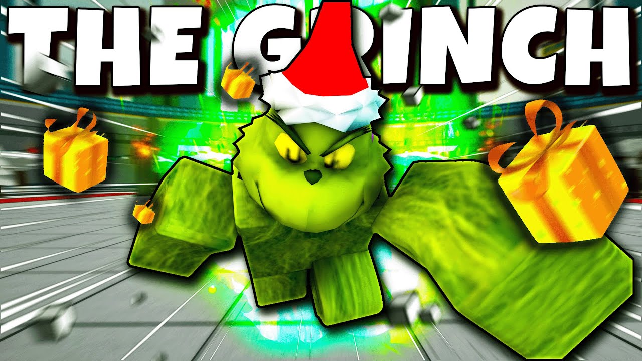 THE GRINCH uses TOXIC EMOTES in Heroes Battlegrounds ROBLOX - YouTube
