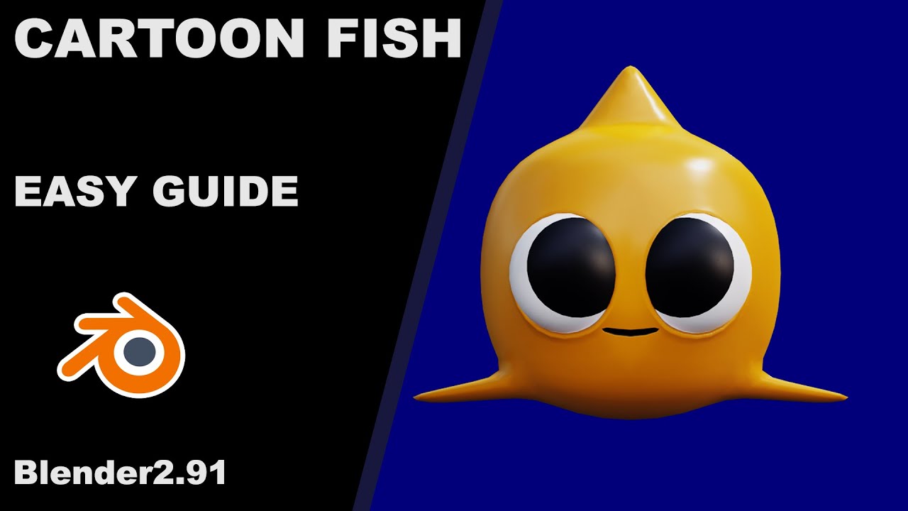 cartoon fish modeling with blender 2.91 - YouTube