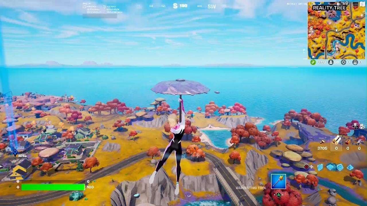 Fortnite goo gun and launch pad - YouTube