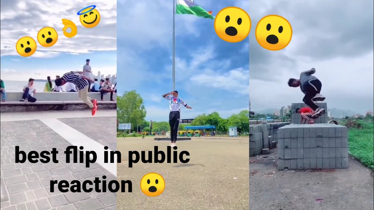 Instagram reels 😀 public reaction 😮 best flip 🔥🔥 - YouTube