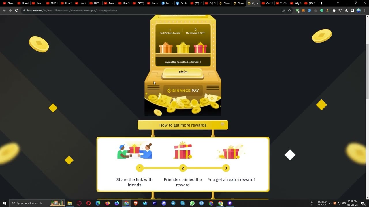 Binance Crypto Box Red Packet Payment Proof || Received Free USDT ...