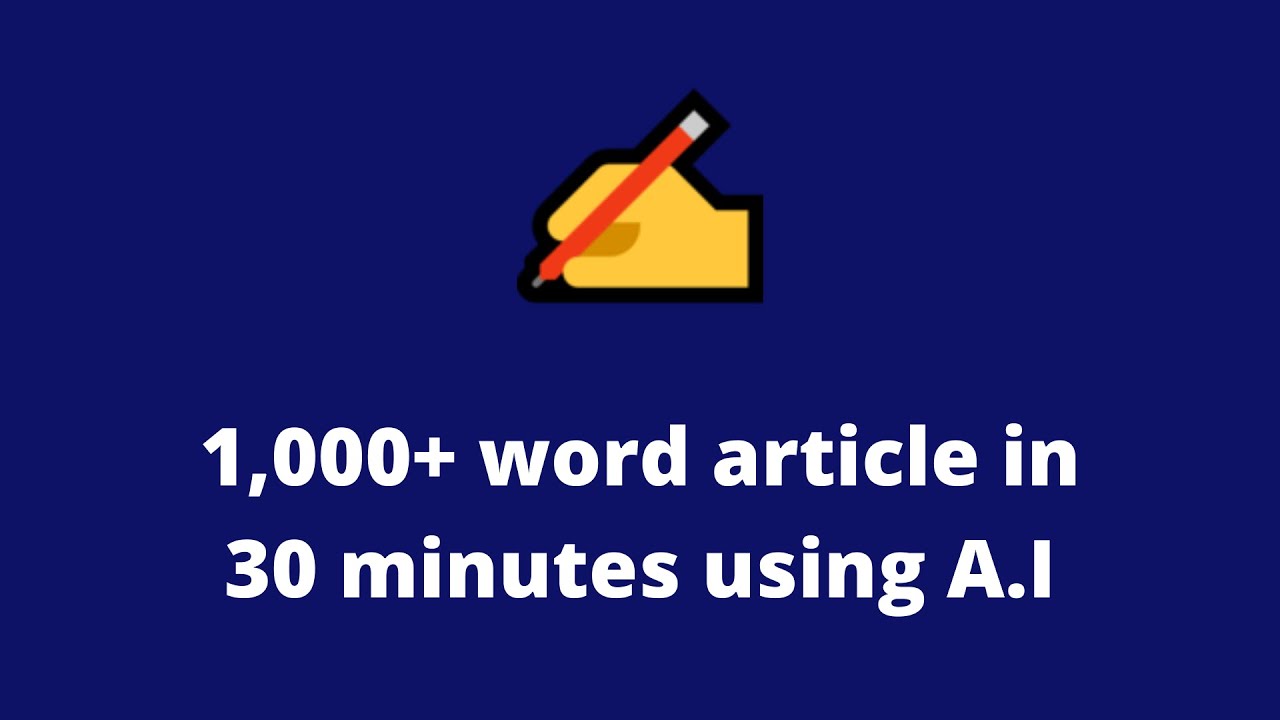 How to write a 1,000+ word blog post using Writecream's A.I - from ...