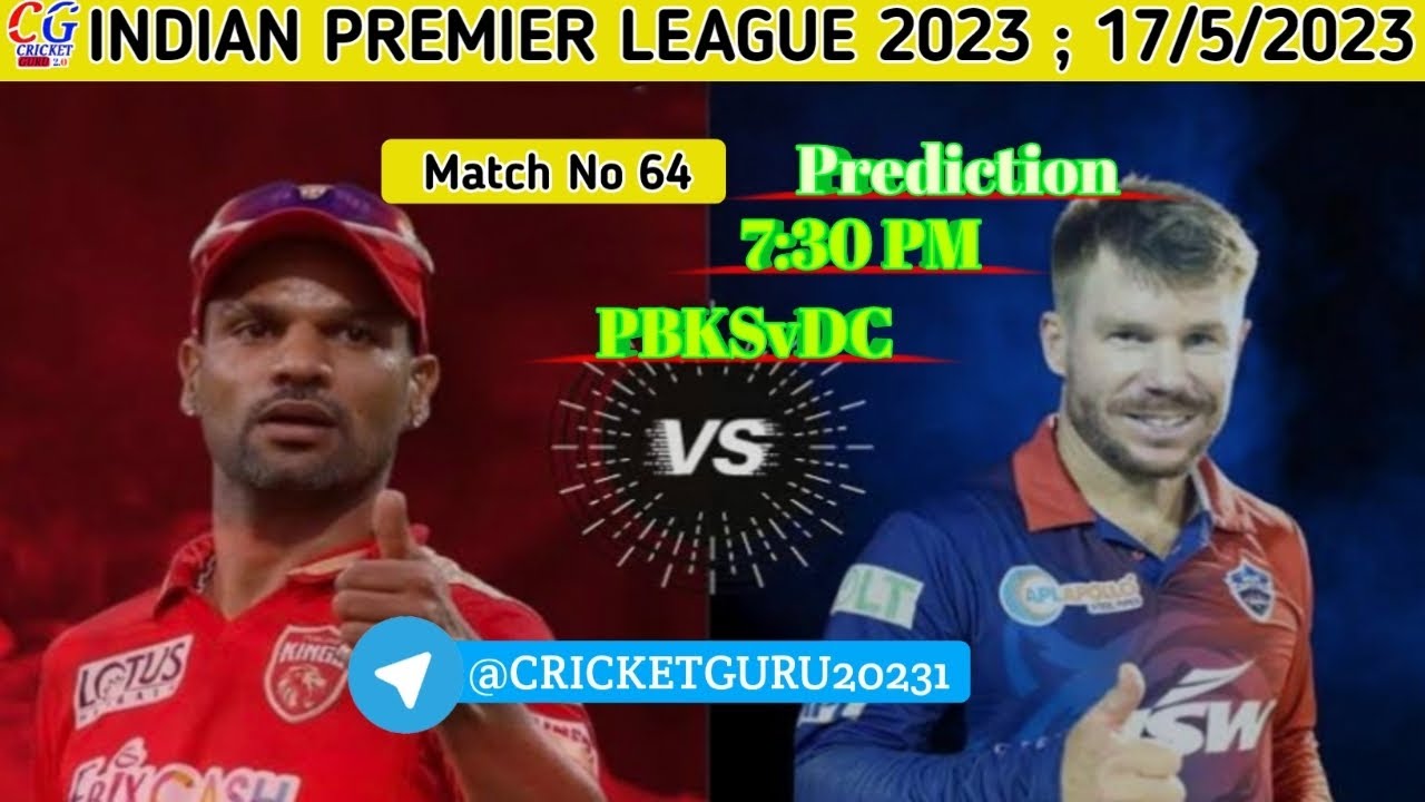 PBKS vs DC Prediction 64th T20 Match | 17th May 💪🎉⚾#shorts #youtubefeed ...