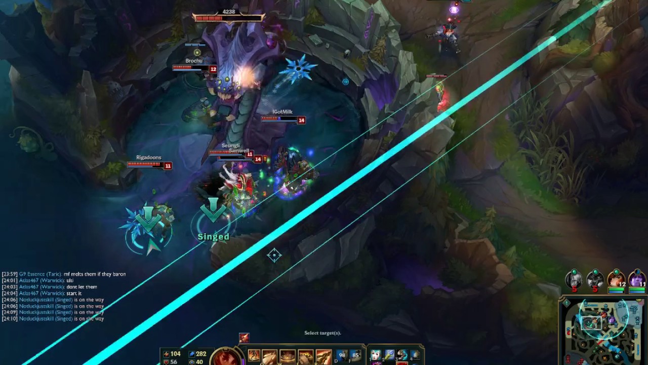 Taliyah visits the Baron Pit - YouTube