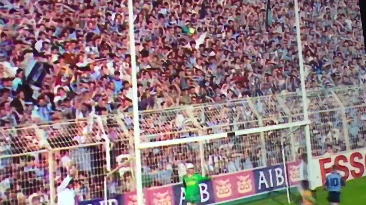 Dublin Scores All Ireland Final 1992 Point 9 Niall Guidan - YouTube