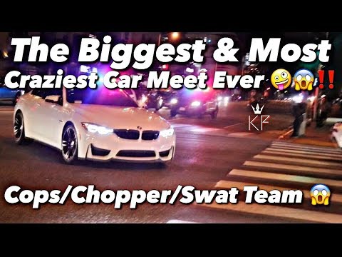 The Biggest & Most Craziest Car Meet Ever *Must Watch* - YouTube