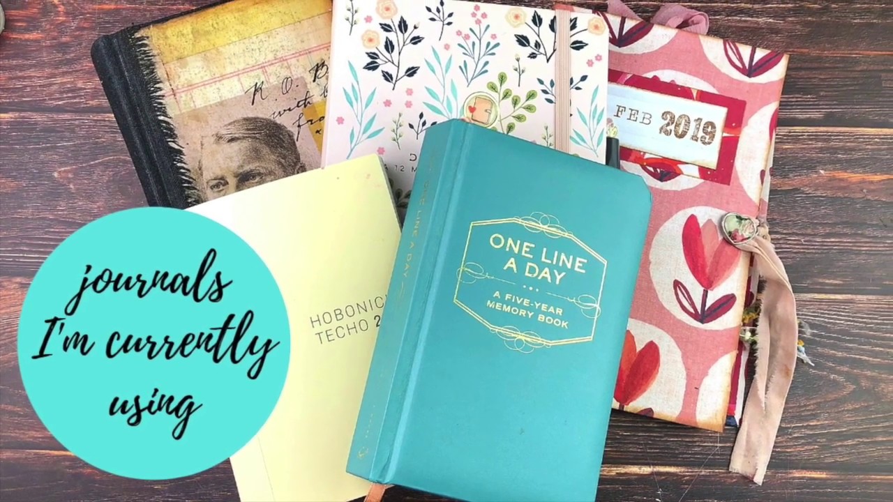 Journals I'm Currently Using 2019 - YouTube