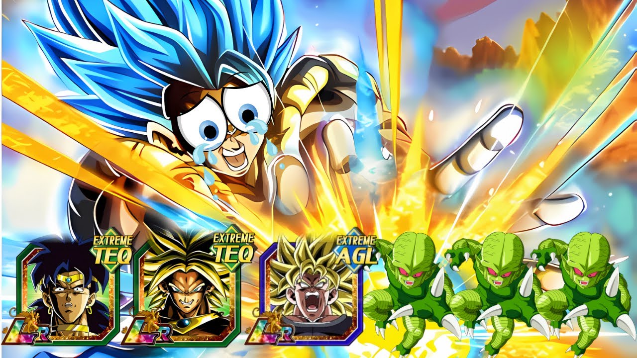 3 SAIBAMEN & BROLY VS GOGETA BLUE SUPREME MAGNIFICENT BATTLE | DBZ ...