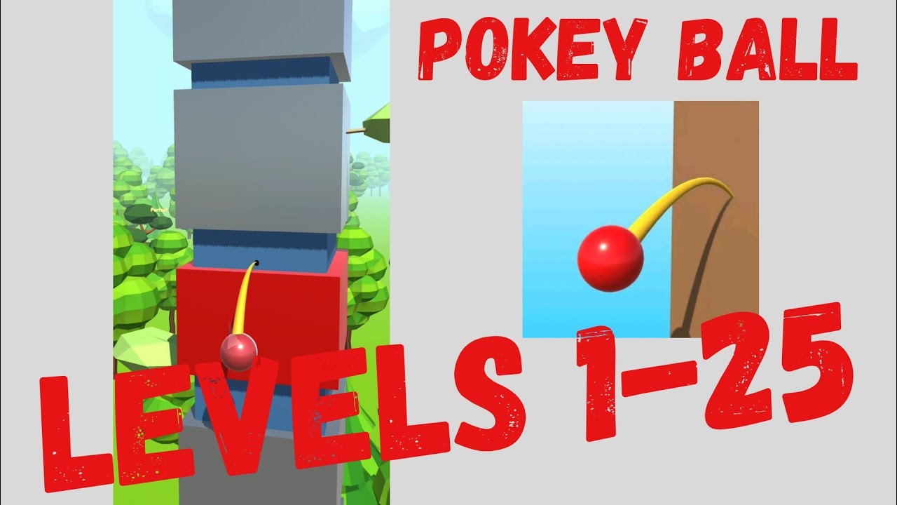 POKEY BALL. Levels 1-25 Walkthrough - YouTube