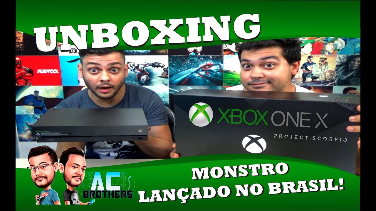 XBOX ONE X PROJECT SCORPIO! UNBOXING E REVIEW! - YouTube