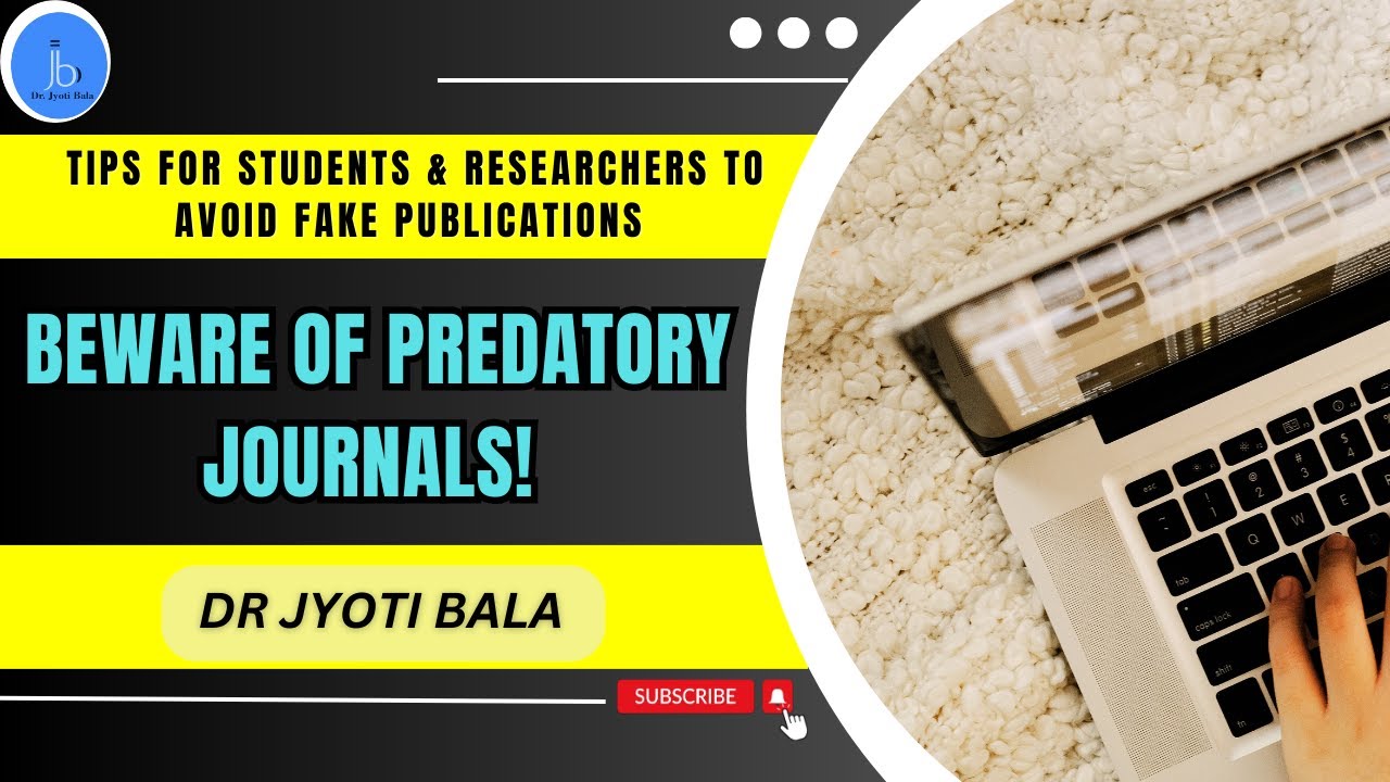 Predatory Journals: Tips to avoid Predatory Journals| Publications Tips ...