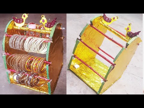 Unique Bangles Stand/ Diy Bangle Box Ideas/ Bangles Stand With ...