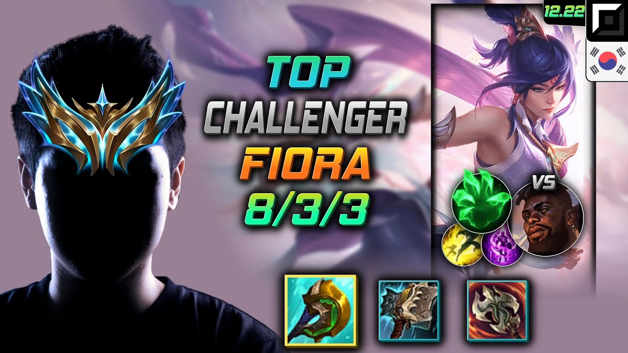 Challenger Top Fiora Build Divine Sunderer Grasp of the Undying - LOL ...