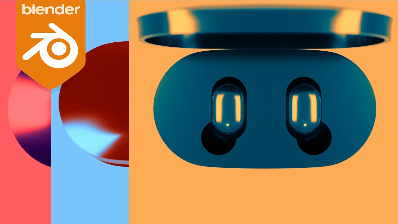 Blender | 3D product animation - Earphones - YouTube