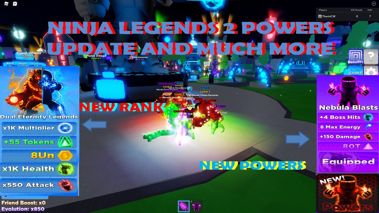 NINJA LEGENDS 2 POWERS UPDATE NEW RANKS NEW SWORDS NEW POWERS AND MUCH ...