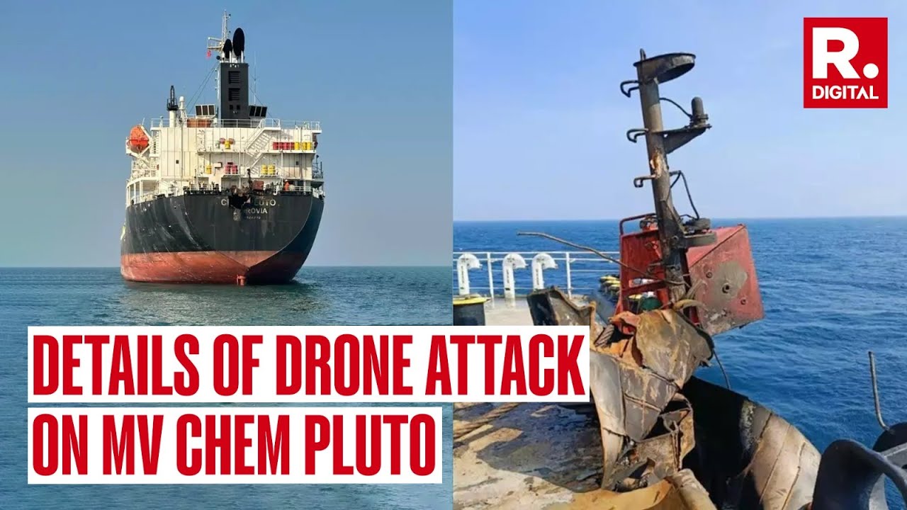Indian Navy Confirms Drone Attack On MV Chem Pluto, 400 KM Of The Indian Coastline - YouTube