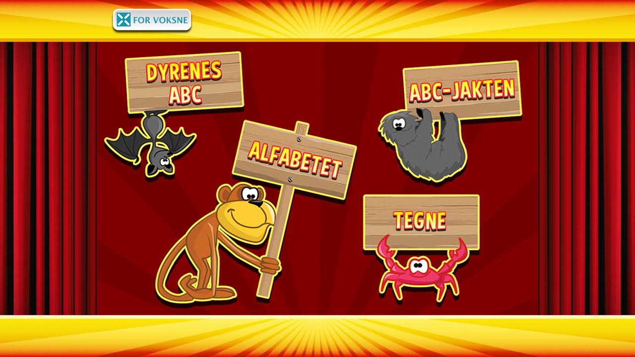 ABC Dyr - Lærer deg å kjenne igjen bokstavene! - YouTube