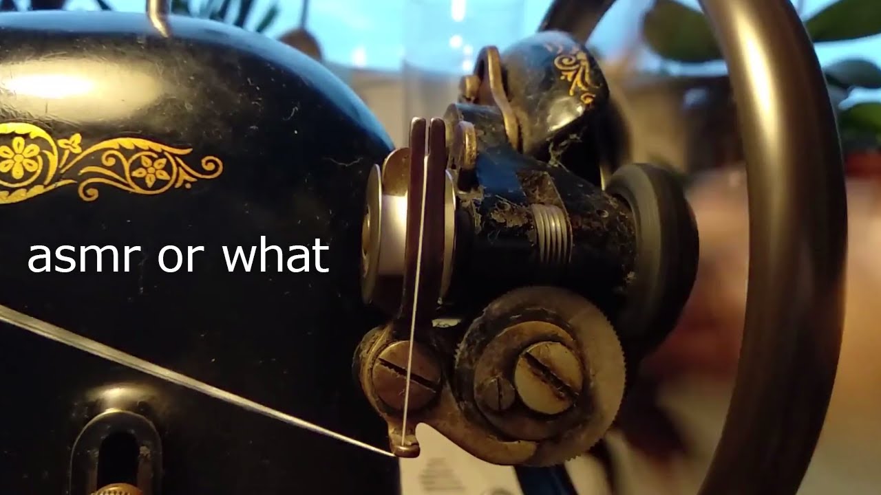 i made an edwardian(ish) dress with an antique(ish) sewing machine asmr ...