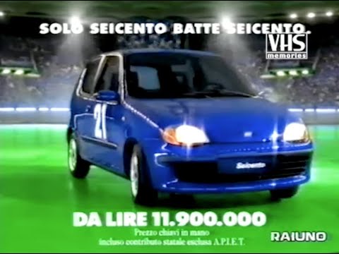 Spot Fiat Seicento. Con Nando Martellini (1998) - YouTube