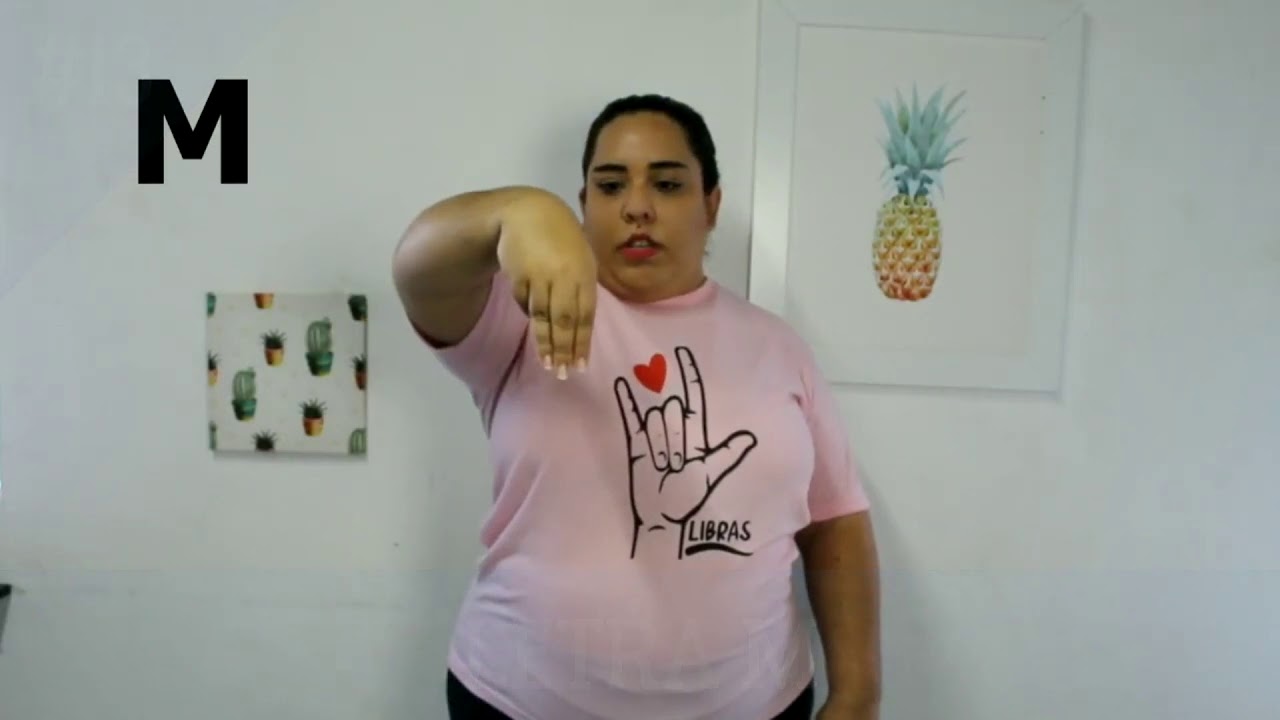 ALFABETO EM LIBRAS - LETRA M - YouTube