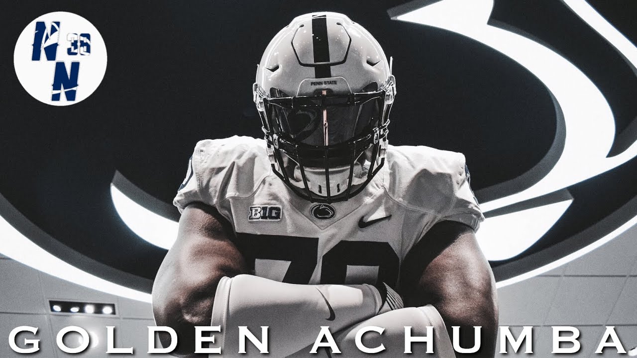 Golden Achumba Junior Season Highlight Mix ᴴ ᴰ || 2020 Penn State OL ...