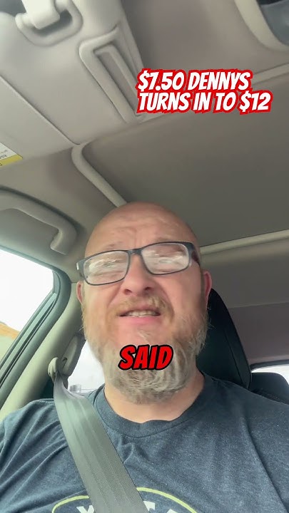 750 Turns In To A 12 Dennys Order Doordash Fooddelivery Dennys Ubereats Gigeconomy Youtube