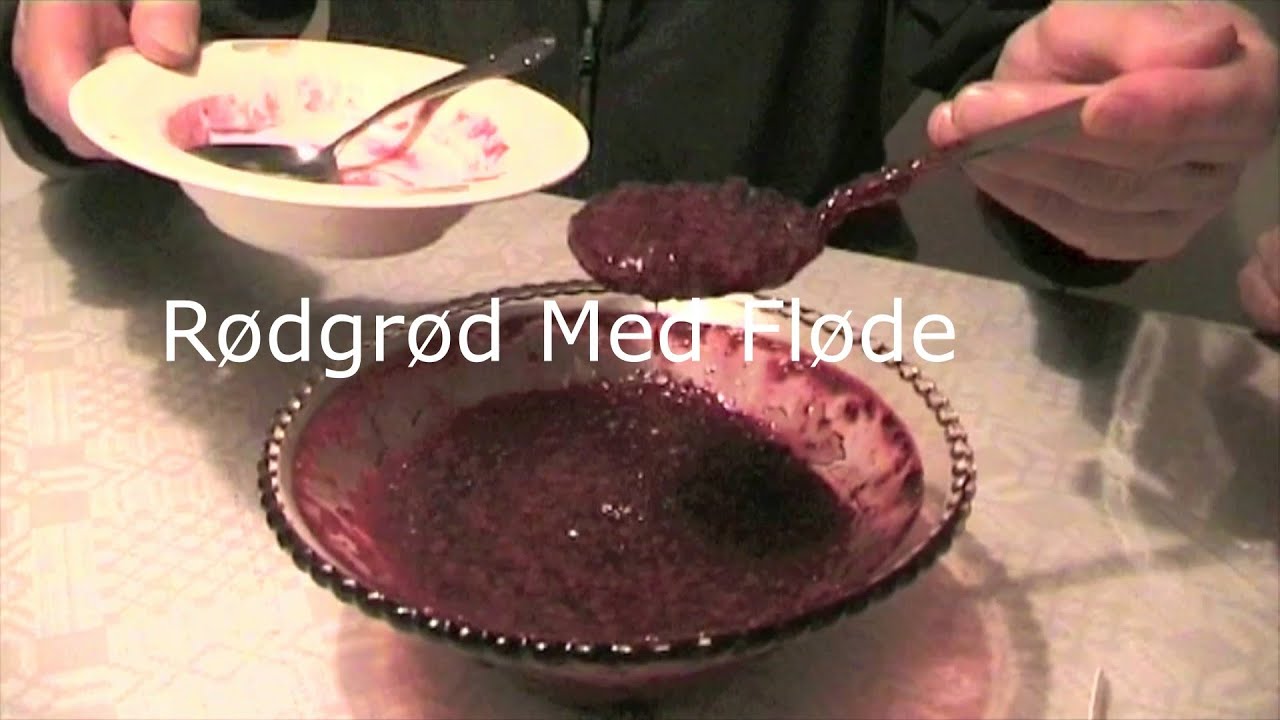 Rødgrød Med Fløde (the Danish Pudding Song) - YouTube