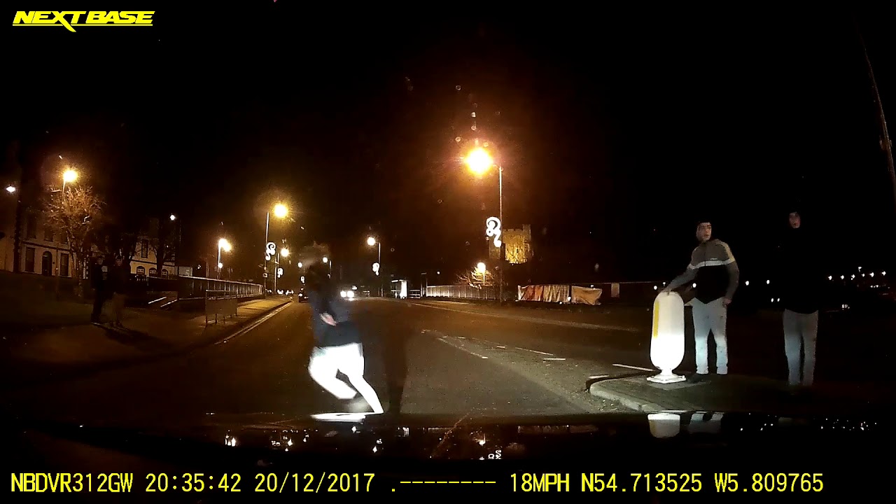 Dashcam - Close call with pedestrian - YouTube