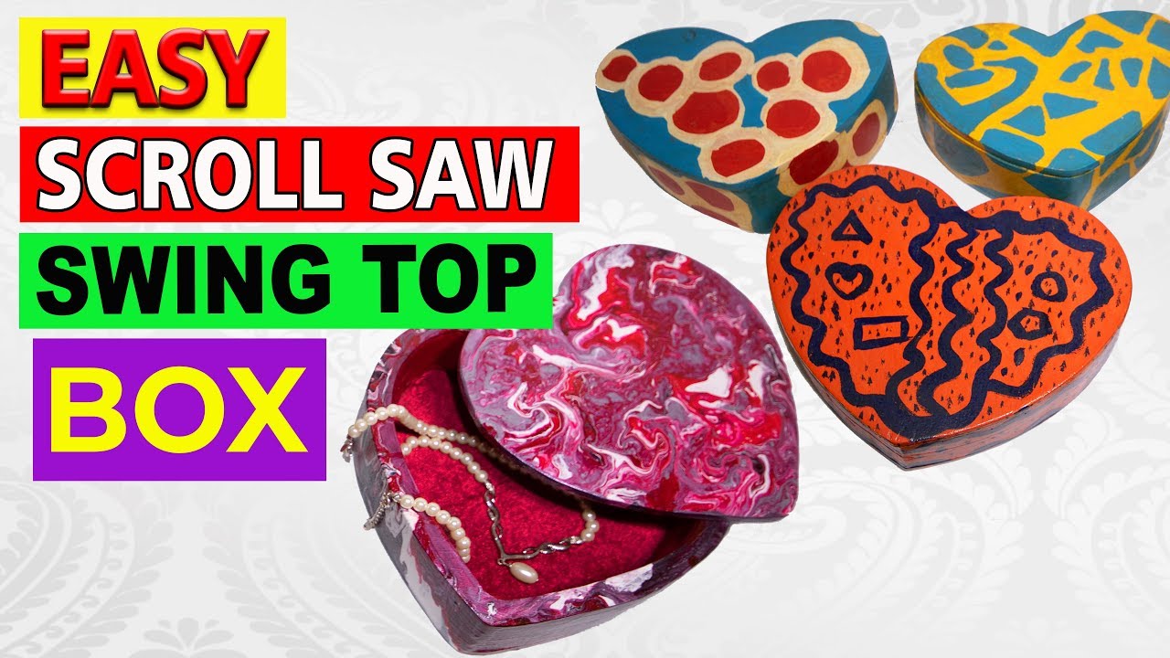 How to make a Scroll Saw Box,Heart Shaped. - YouTube