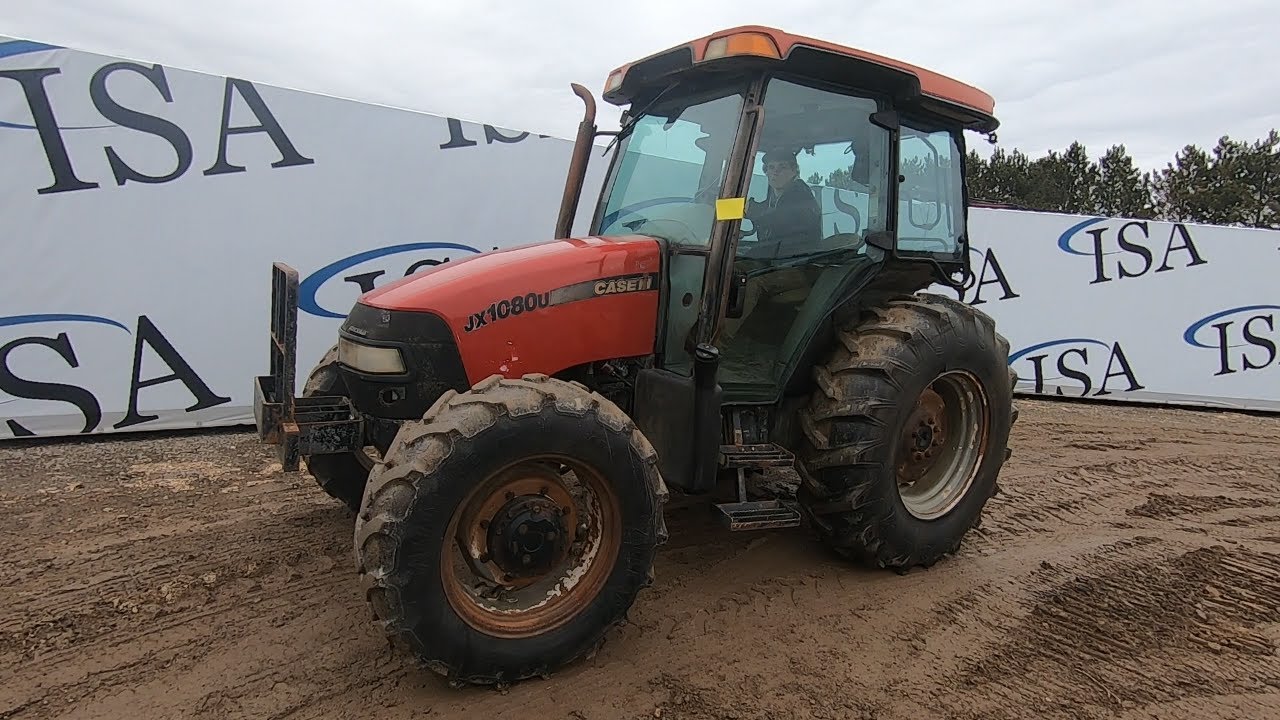 13831 - Case JX1080U 4x4 Tractor Will Be Sold At Auction! - YouTube