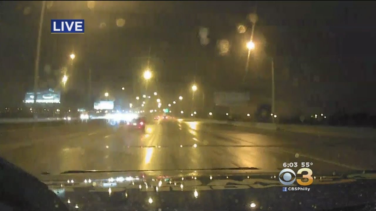 Mobile Weather Watcher Is Tracking Rain On I-95 In Philly - YouTube