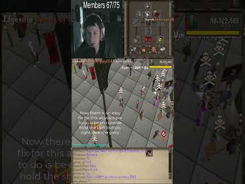 How to Easily left click Escape with your Glory (or combat bracelet) # ...