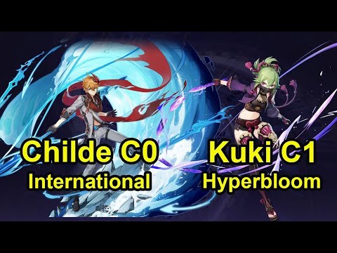 Childe C0 International & F2P Kuki C4 Hyperbloom abyss 3.8 Floor 12 ...