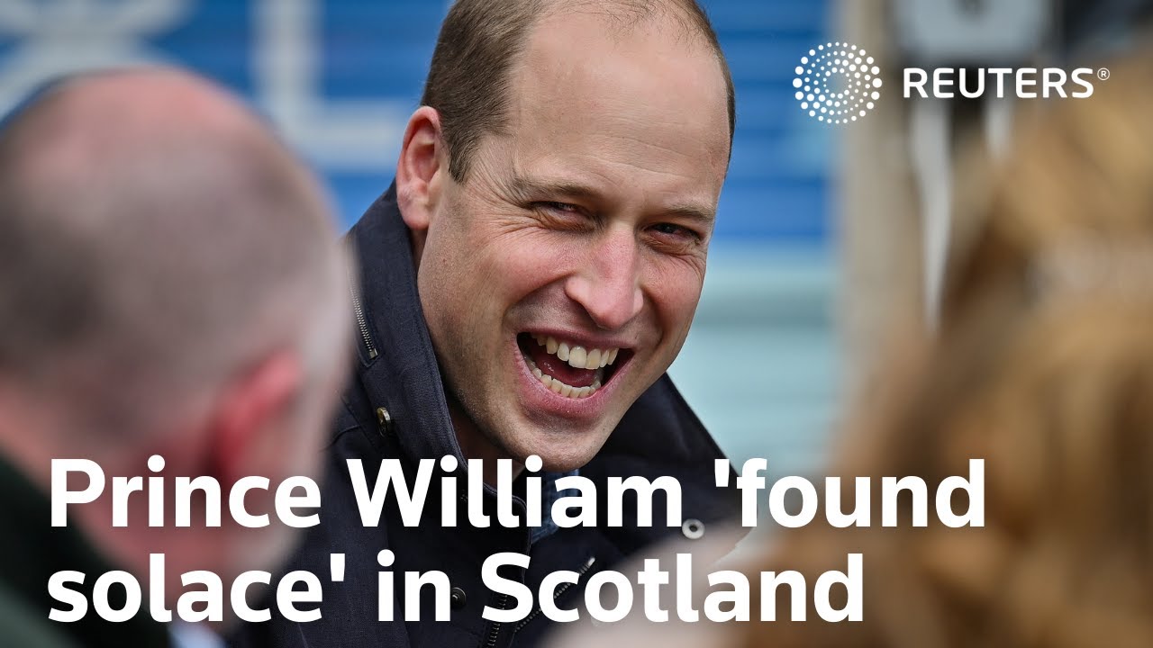 Prince William says he 'found solace' in Scotland - YouTube