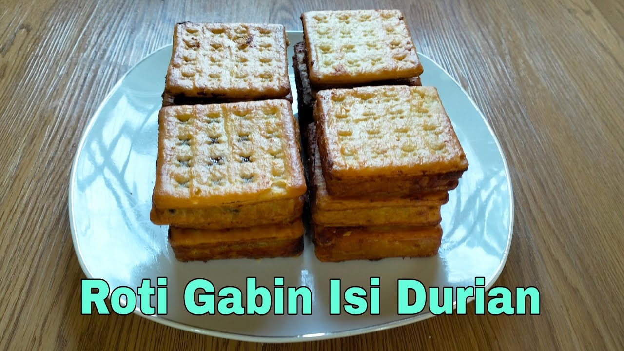 Roti Gabin Isi Duren ll Roti Gabin Isi Durian - YouTube