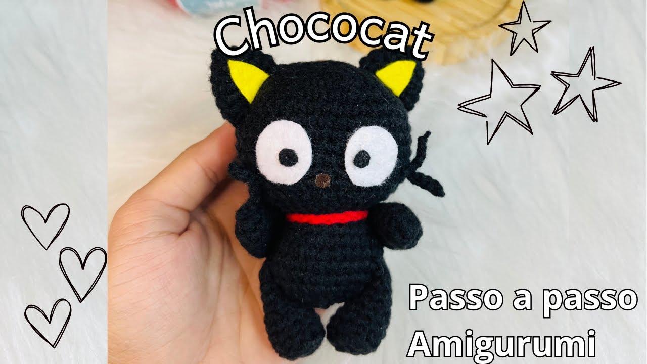 Chococat Amigurumi Passa a passo - Tutorial Português - YouTube