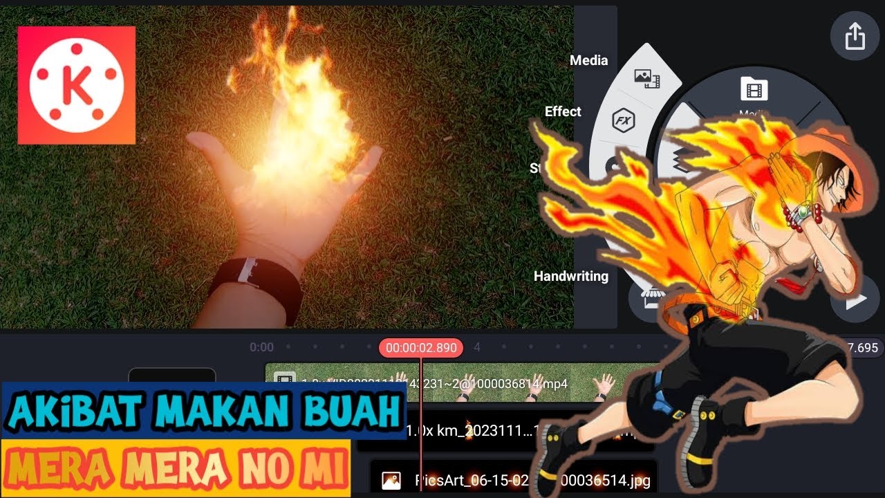 Tutorial Visual Effect Pengendali Api | Kinemaster Edit - YouTube