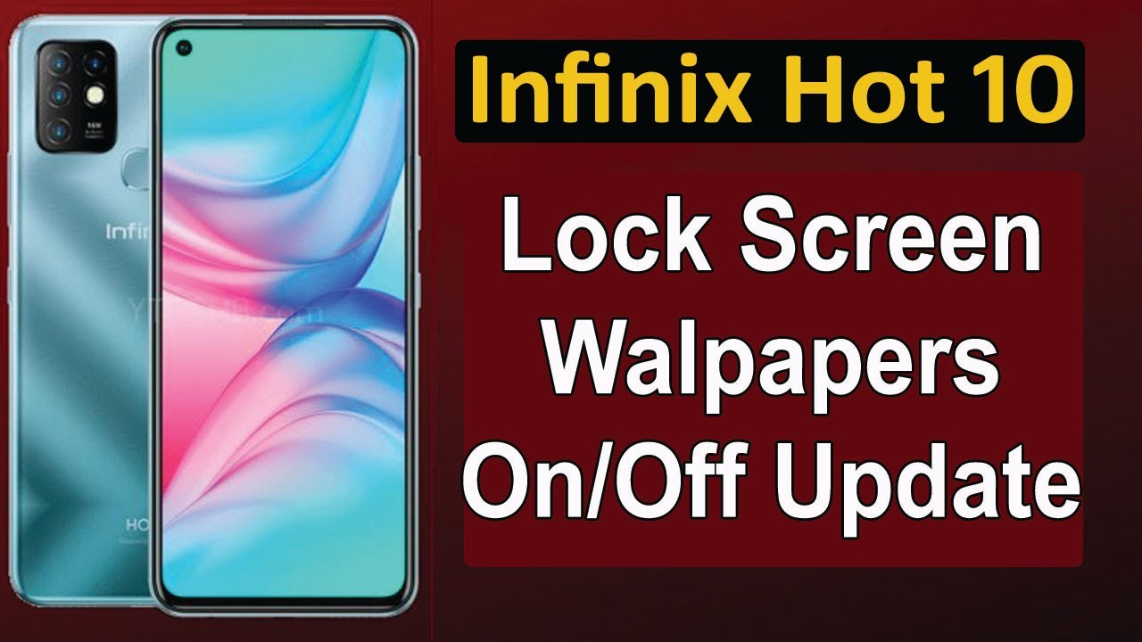 How to set lock screen live wallpaper in Infinix || Infinix Hot 10 lock ...