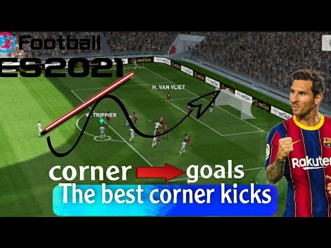 The best and easiest way to score from corner kicks - YouTube