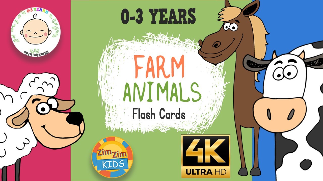 Zimzim Kids - Learn Farm Animals for Kids - Animals Video for Children ...