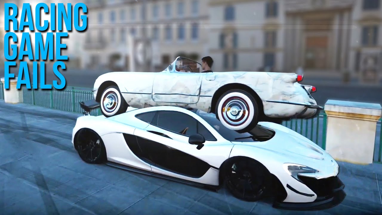 RACING GAME FAILS #2 | Funny & Random Moments - YouTube