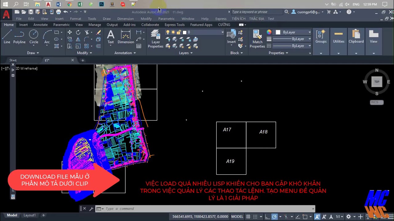 Tạo menu cho Autocad (Make menu for Autocad all version) - YouTube